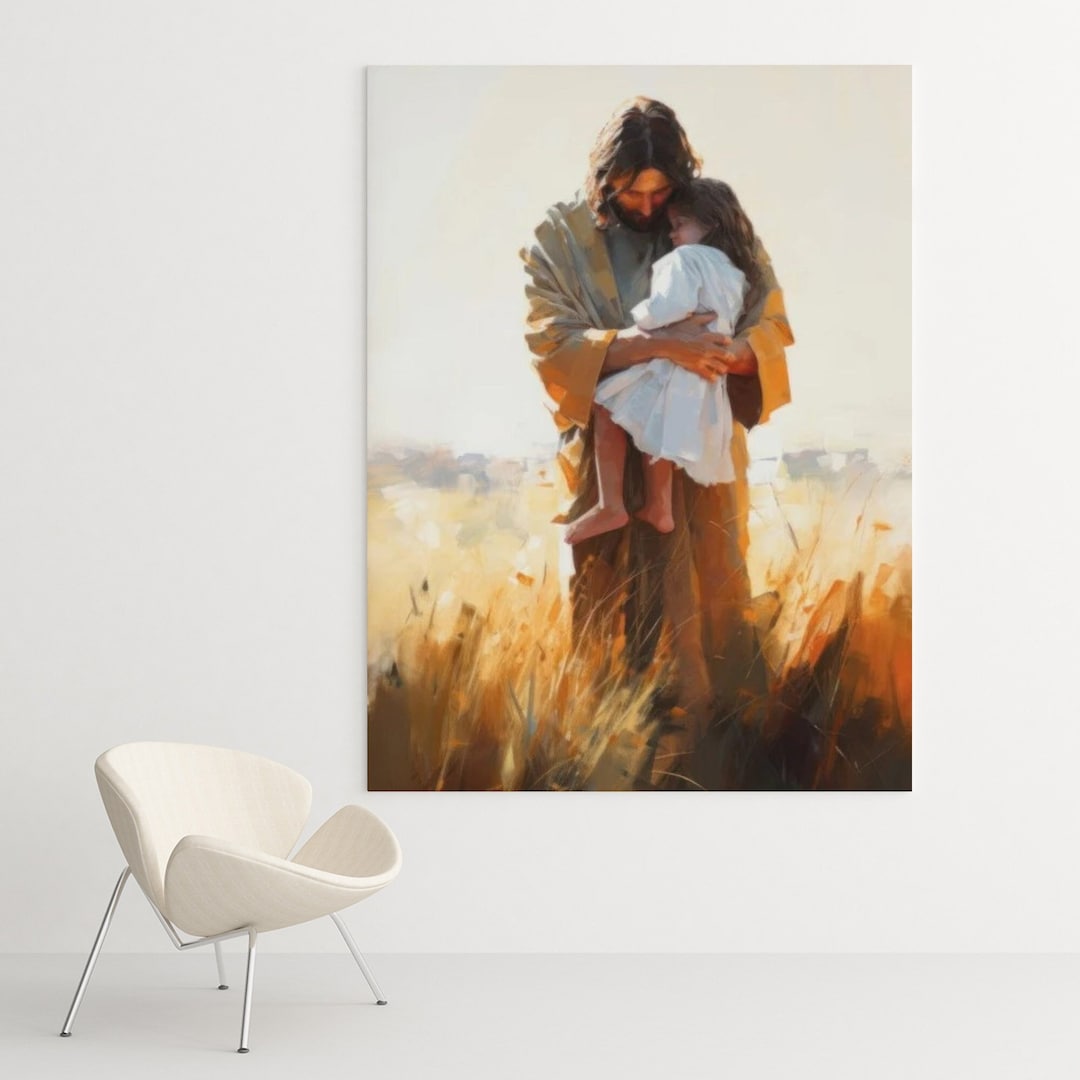 Jesus Christ's Embrace Poster or Canvas Christian Wall - Etsy