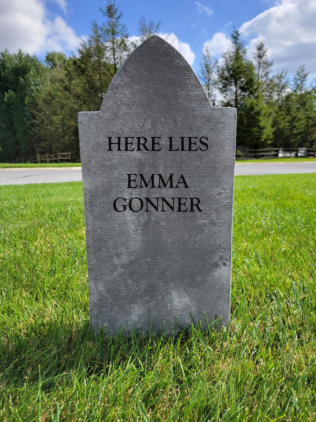 Halloween Gothic Tombstone Yard Decoration - Etsy