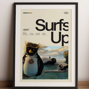 Surfs up - Premium Artwork Film Poster - Etsy UK