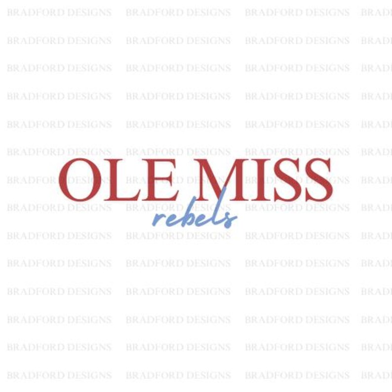 Ole Miss Rebels PNG Digital File - Etsy