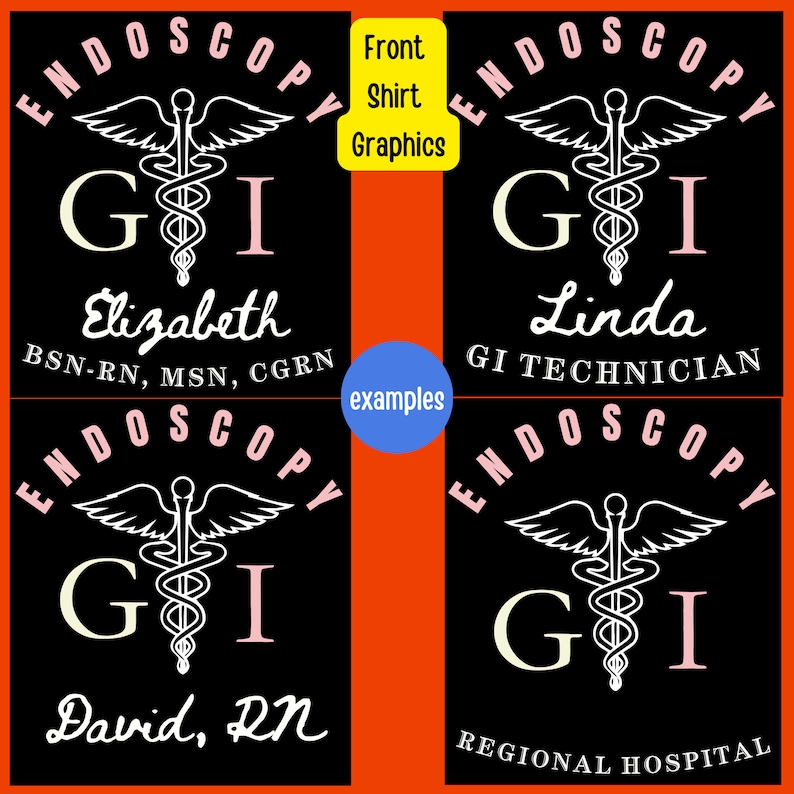 Custom Medical, Colon Graphic, GI Long Sleeve Shirt, Personalized GI ...