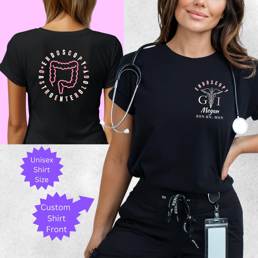 Custom Medical, Colon Graphic, GI Shirt, Personalized GI ...