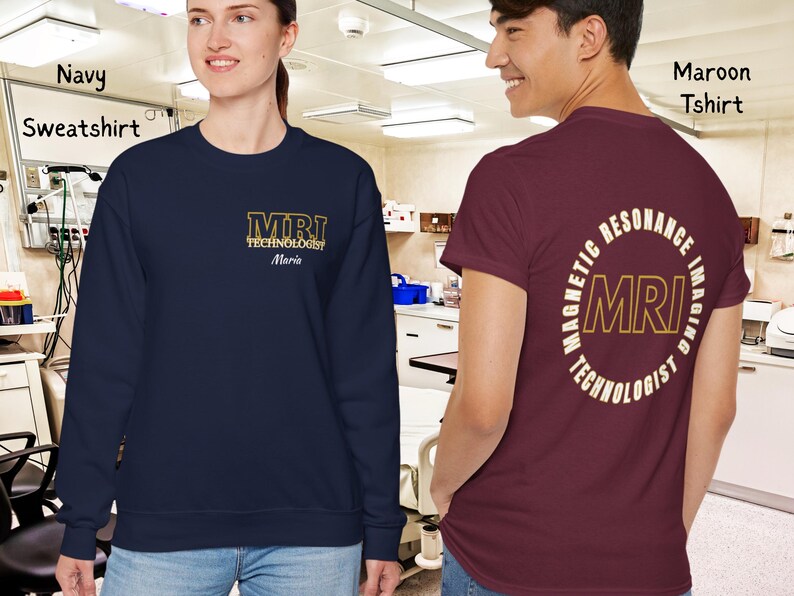Personalized Gold Font, Technologist Design, MRI Jacket, Hoodie ...