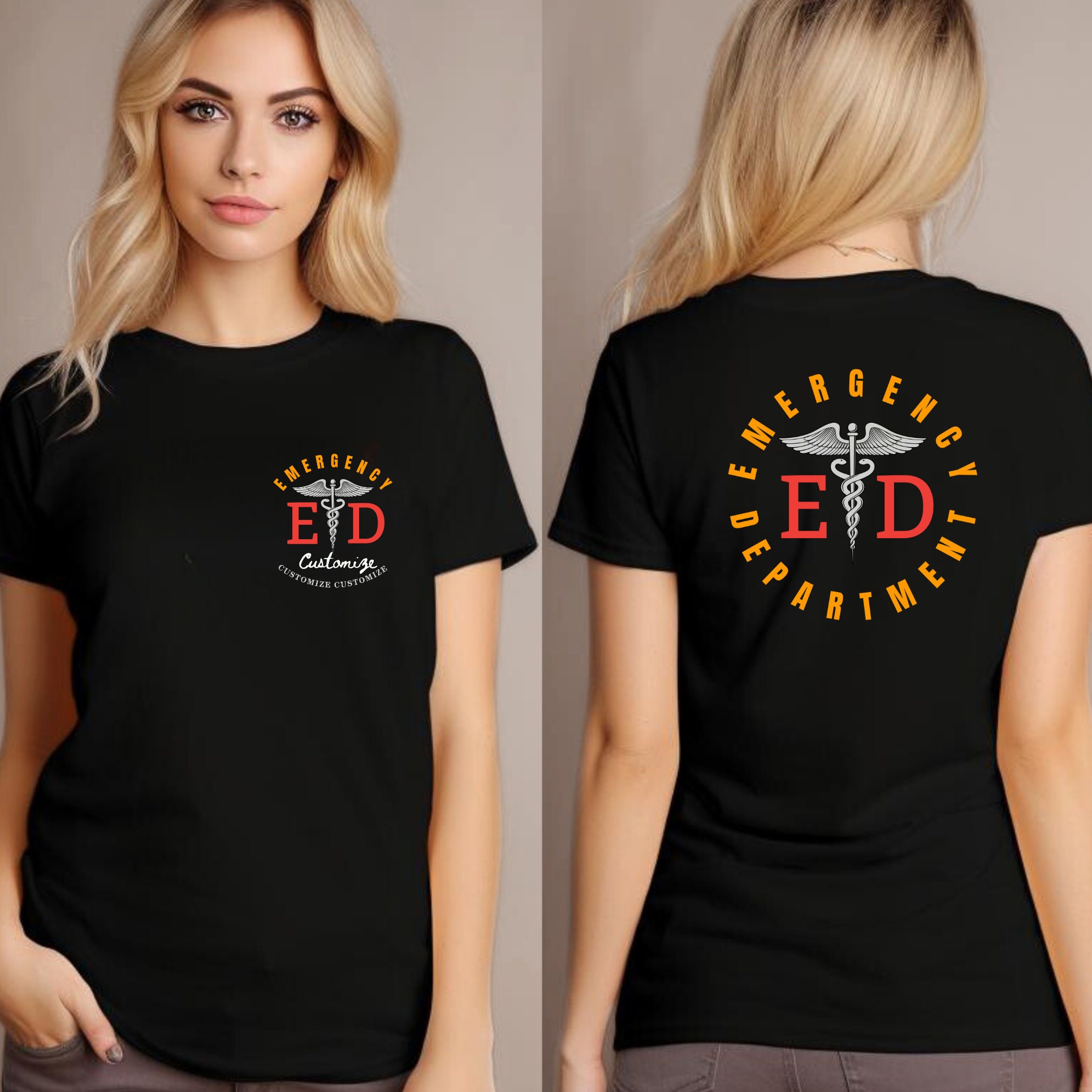 Custom Emergency Department Shirt, Custom ER Department Shirt, Custom ...