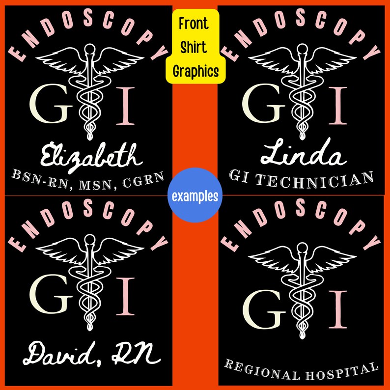 Custom Medical, Stomach Graphic, GI Shirt, Personalized GI ...