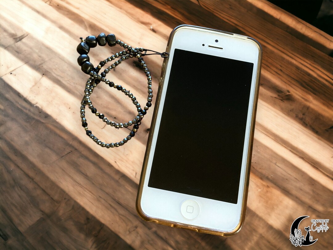 EMF Crystal Protection Cell Phone Chains assorted - Etsy