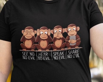Four Wise Monkeys: A Modern Twist, Three Wise Monkeys Proverb, Life ...