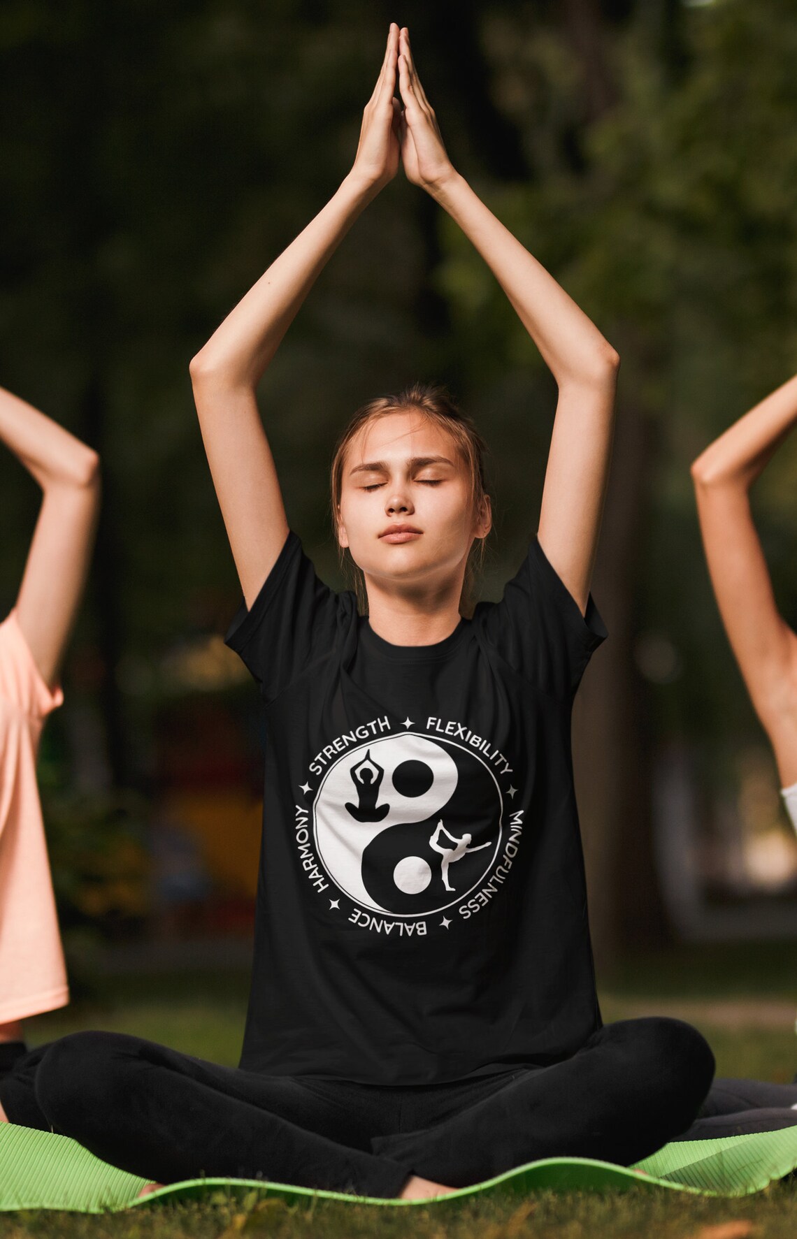 Yin-yang Balance: Yoga & Pilates Edition Unisex Jersey Short Sleeve Tee ...