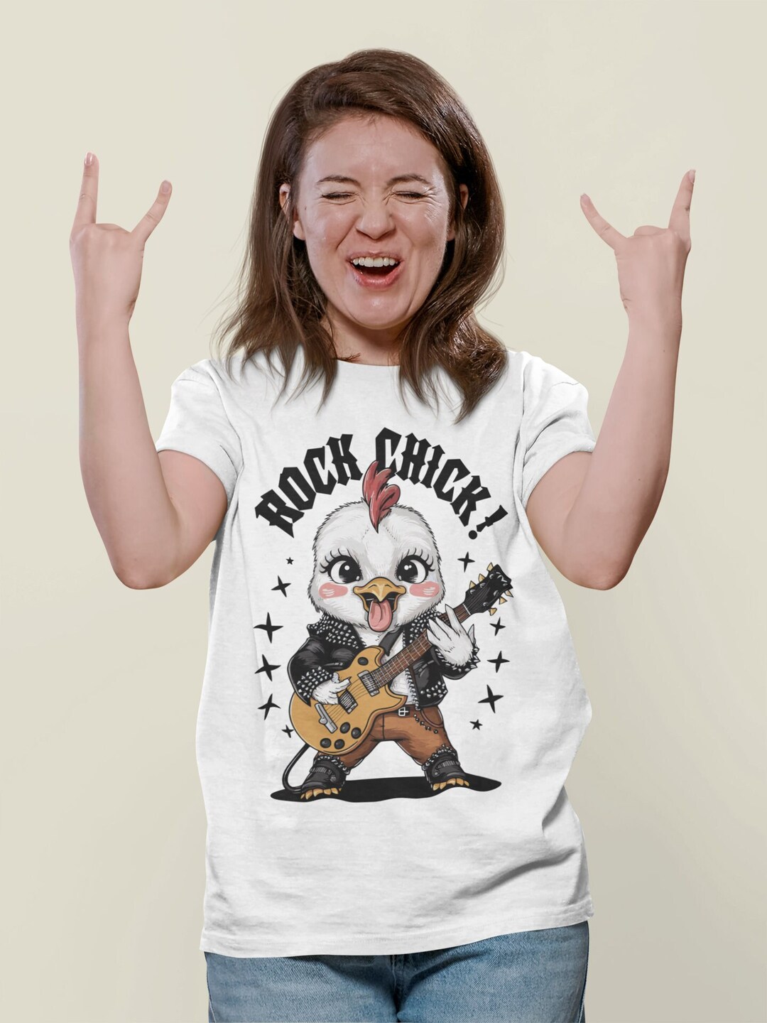 Rock Chick!, Rock N' Roll, Rock Music, Rock Guitar, Rock Lover Shirt ...