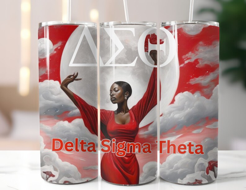Delta Sigma Theta Sorority Tumbler Wrap: Stylish & Proud Design - Etsy