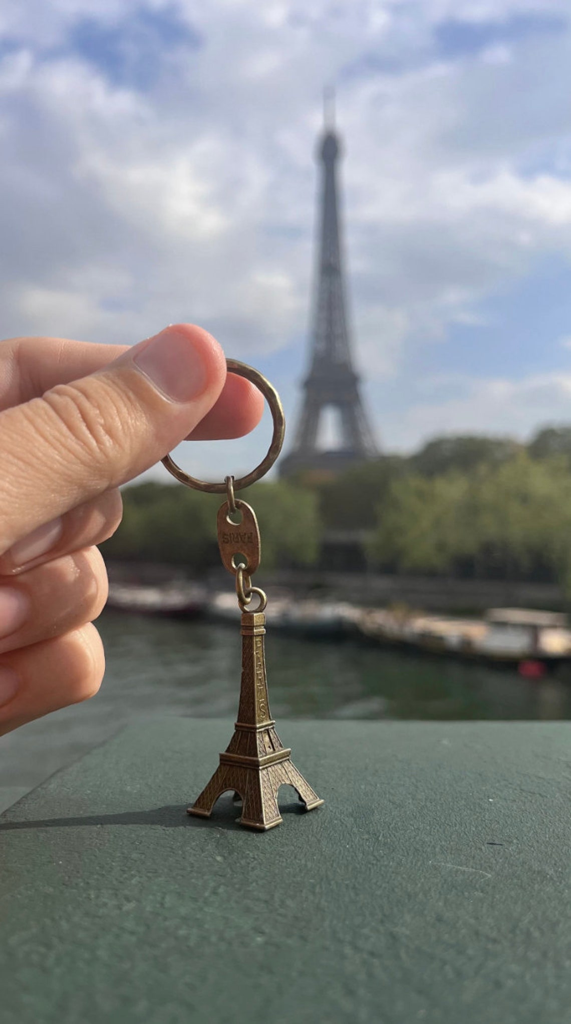 Set of 3 Eiffel Tower Keychains – Authentic Parisian Charm in Your ...