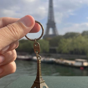 Set of 3 Eiffel Tower Keychains – Authentic Parisian Charm in Your ...
