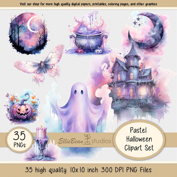 Halloween Clipart - Etsy