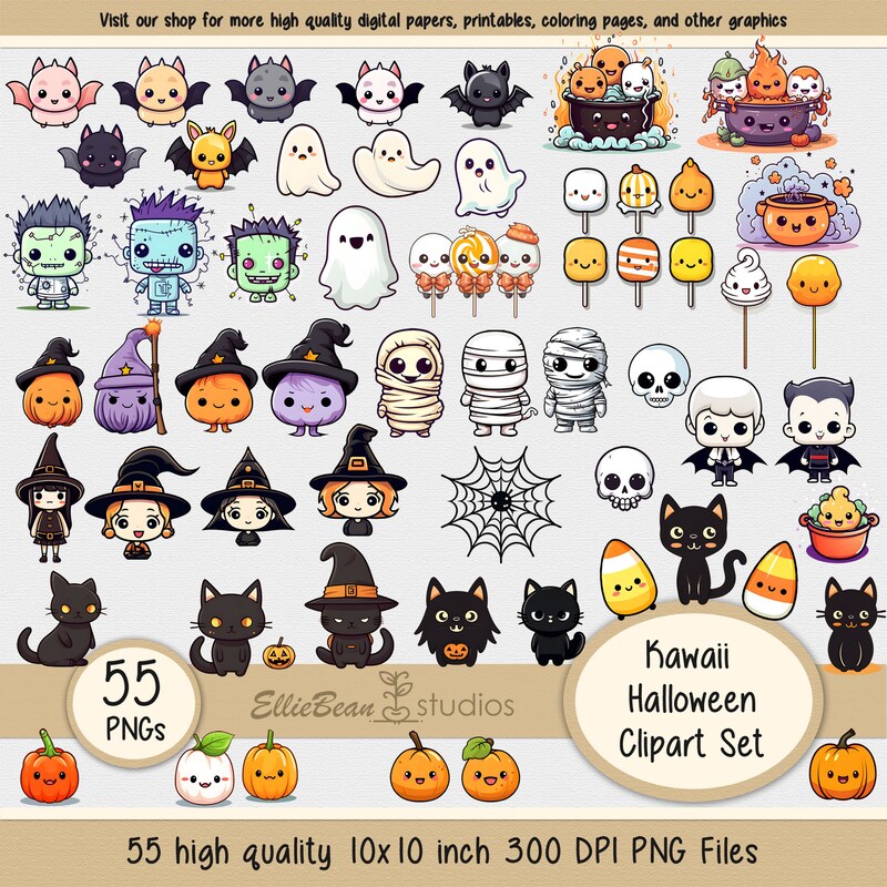 Kawaii Halloween - Etsy