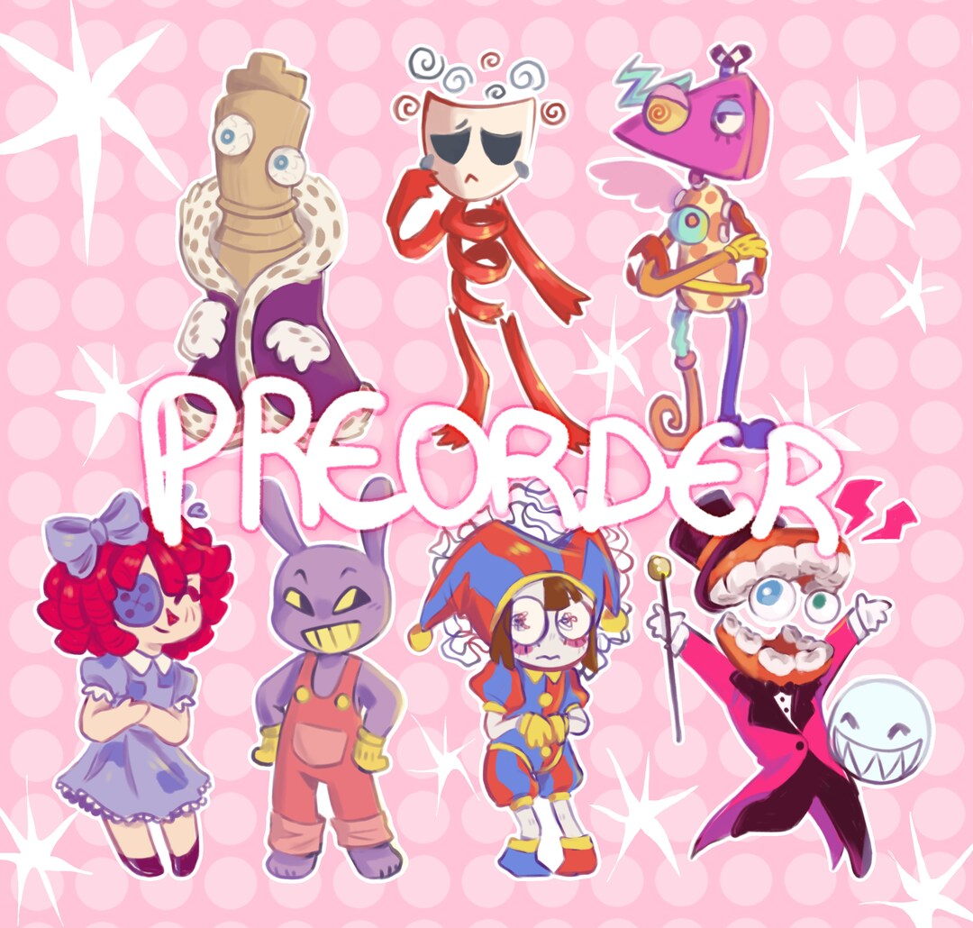 The Amazing Digital Circus Keychains PREORDER - Etsy Australia