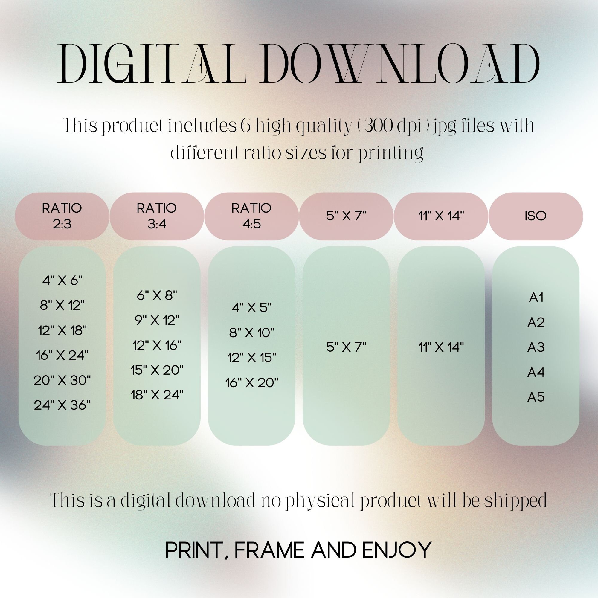 Daily Reminder Positive Quotes Printable Wall Art, Trendy Inspirational ...