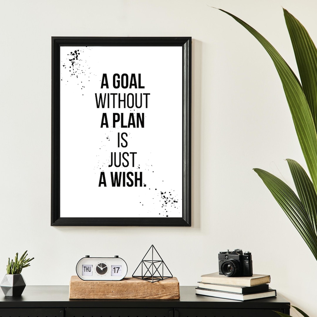 Office Wall Art Motivational Quote Poster Print, Printable Motivational Poster for Office, Hard ...