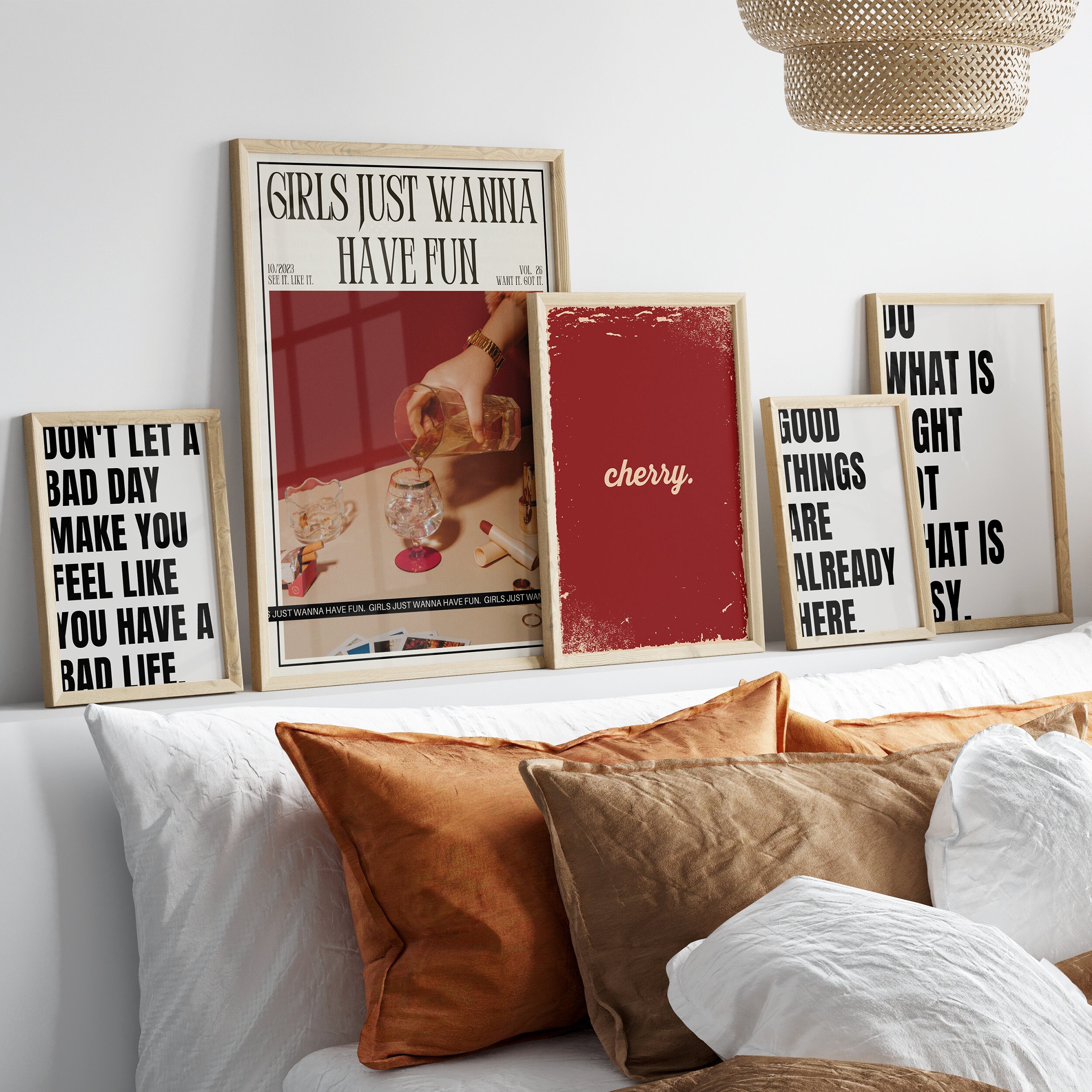 Girls Just Wanna Have Fun Print Trendy Wall Art Magazine - Etsy