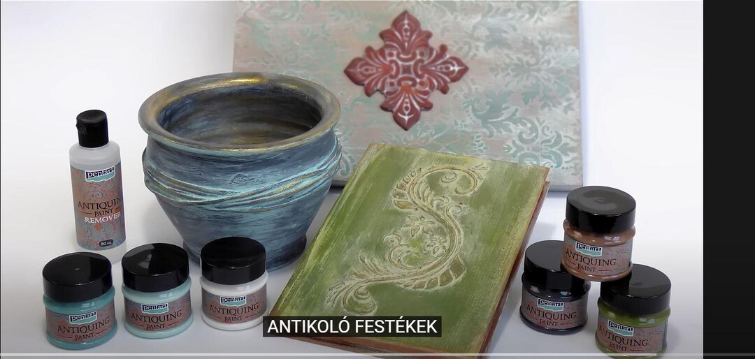 19 Pieces Pentart Antiquing Set - Etsy