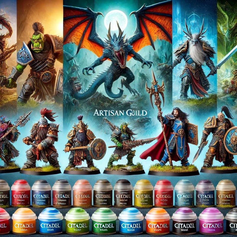 Goblin Horde Paint Set – 15 Citadel Colors for Dirty Gangs - Etsy