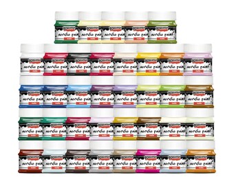 25 Pieces Full Set of Pentart Creamy Metallic Acrylic Paint, 60ml - Etsy