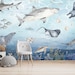 Kids Wallpaper-animals Fish Wall Mural-peel and Stick Wallpaper ...