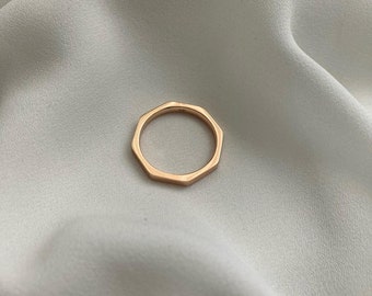 Double Band Ring, Custom Double Band Ring, Double Band Shaped Rings, Love Ring, Proposal Ring ...