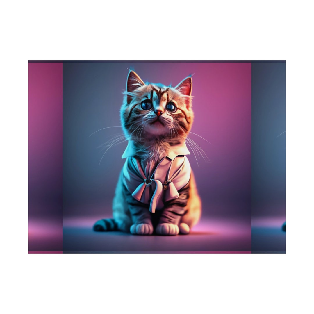 Katzen Bild Rolled Posters - Etsy