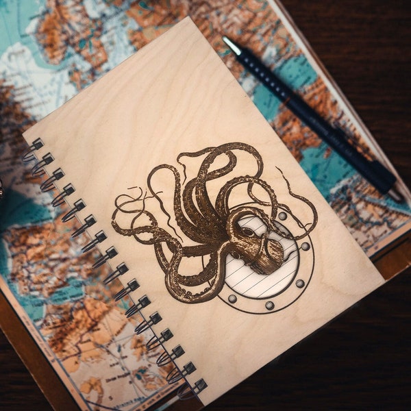 Wooden Octopus - Etsy