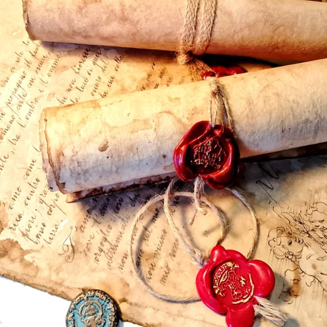 Hand-written and Antiqued Parchment - Etsy