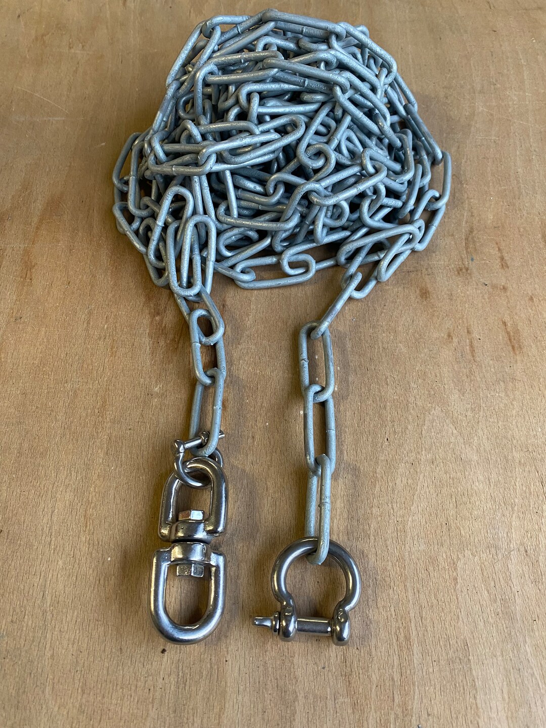 10 Meters of 4mm Galvanised Anchor Chain Boat Mooring Chain - Etsy