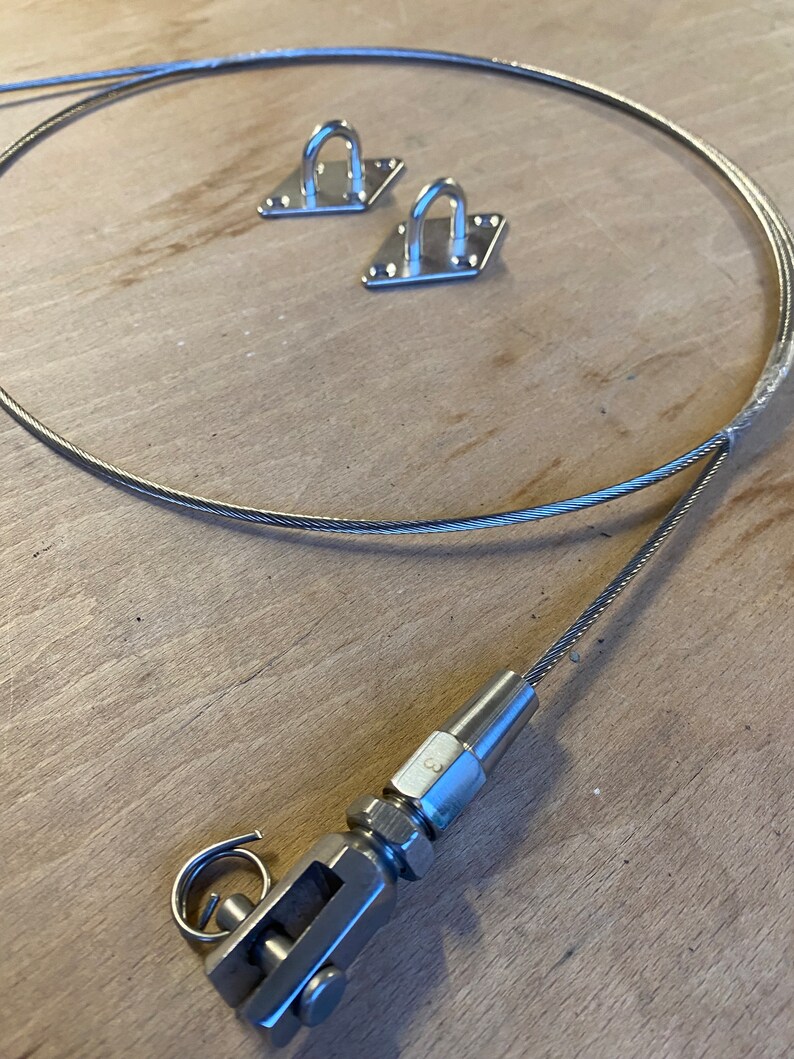 2 Meter Long Stainless Steel 316 Marine Grade 3mm Wire Rope Balustrade ...