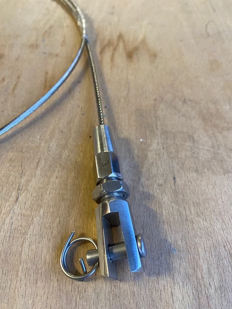 2 Meter Long Stainless Steel 316 Marine Grade 3mm Wire Rope Balustrade ...