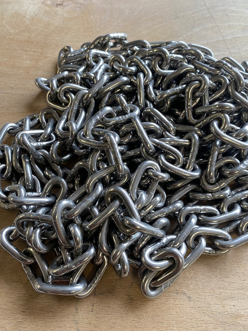 2 Meters 5mm Stainless Steel Anchor Chain With Stainless Steel 6mm Jaw ...
