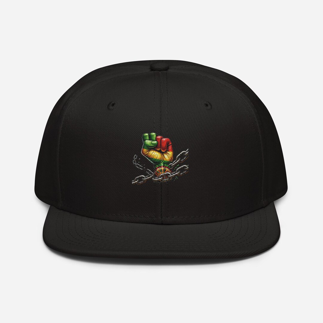 Juneteenth 1865 Embroidered Snapback Hat: Freedom & Heritage - Etsy
