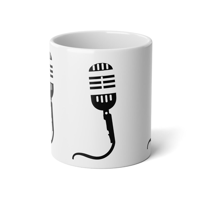 Music Microphone Jumbo Mug, 20oz - Etsy