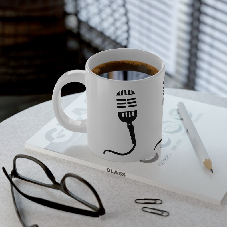 Music Microphone Jumbo Mug, 20oz - Etsy