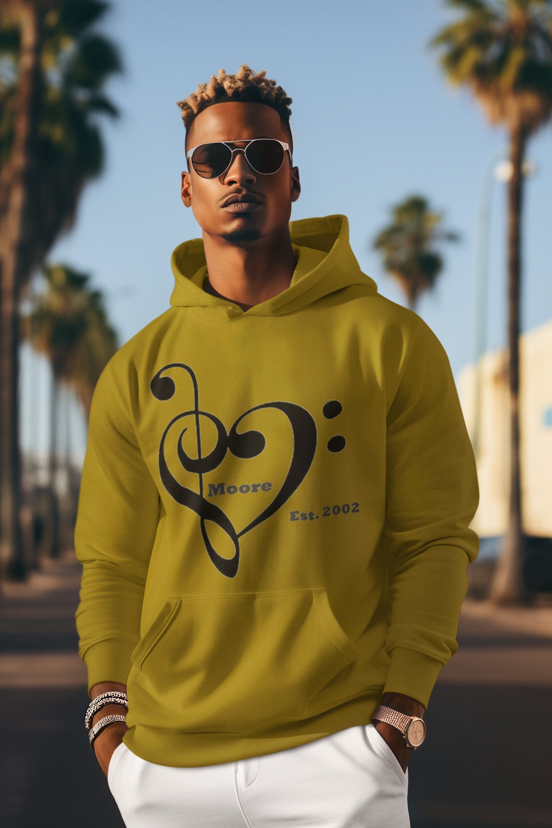 Express Your Love for Music With Our Bass Clef and Treble Clef Heart ...
