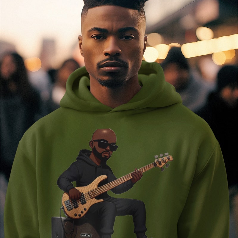 Bass Guitar Hoodies Mens - Etsy
