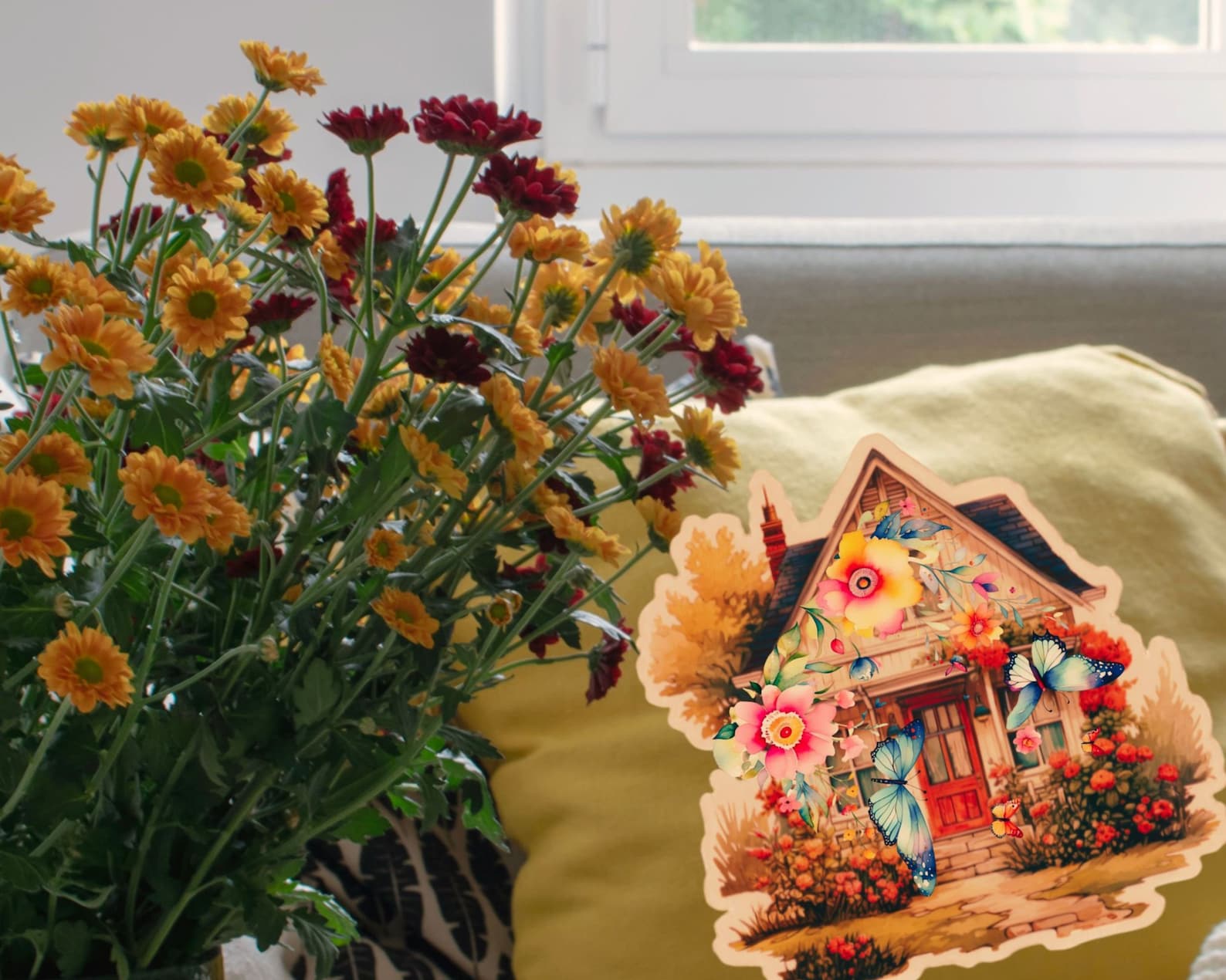 15 Digital Vintage House Stickers Bundle Printable Summer Home Decor ...