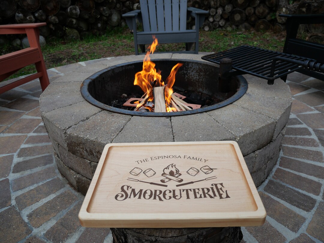 Smorcuterie Board Personalized With Your Family Names-wooden Smores ...