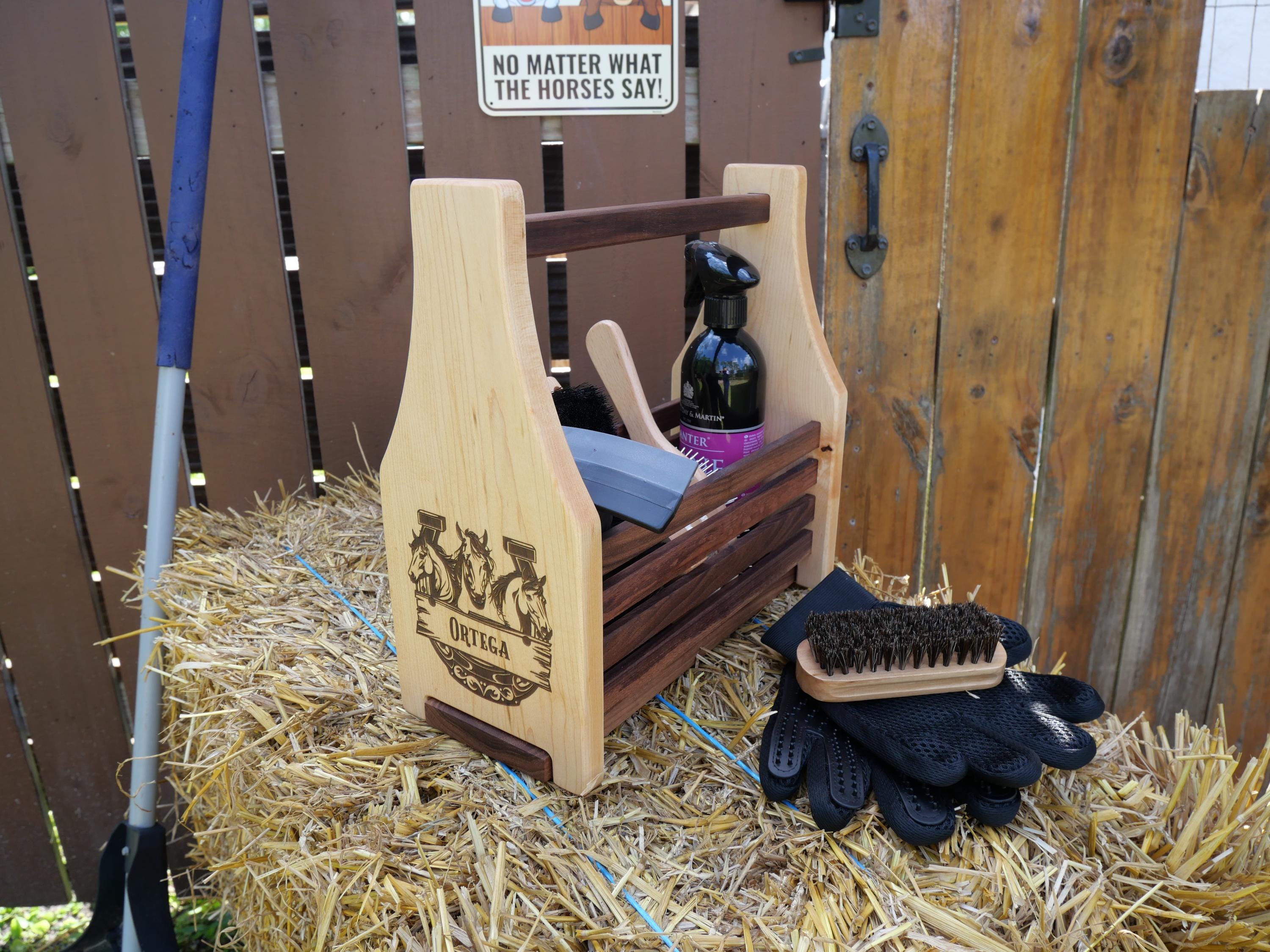 Handmade Wood Horse Grooming Box: Personalized Equestrian Gift - Etsy