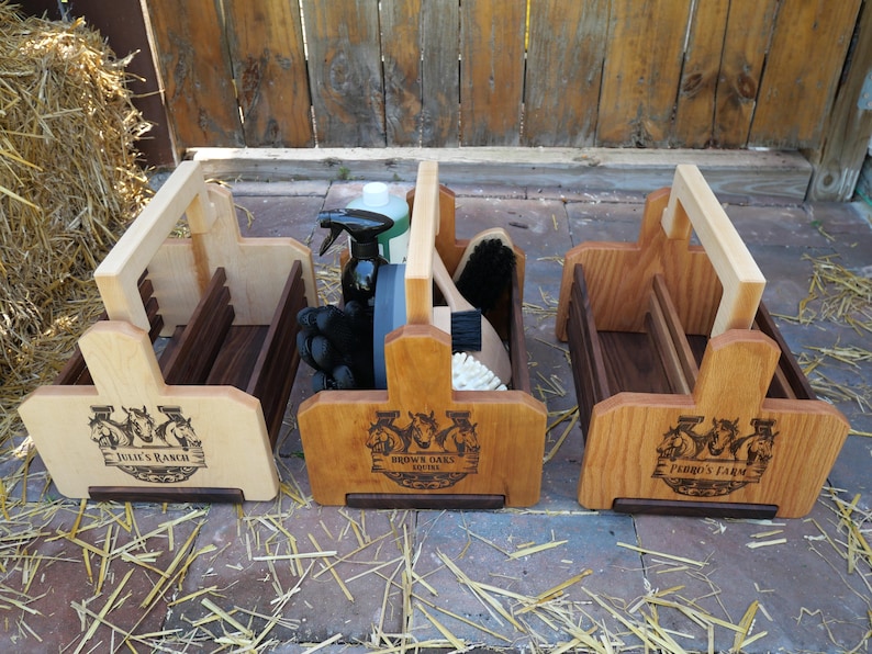 Handmade Wood Horse Grooming Box: Personalized Equestrian Gift - Etsy