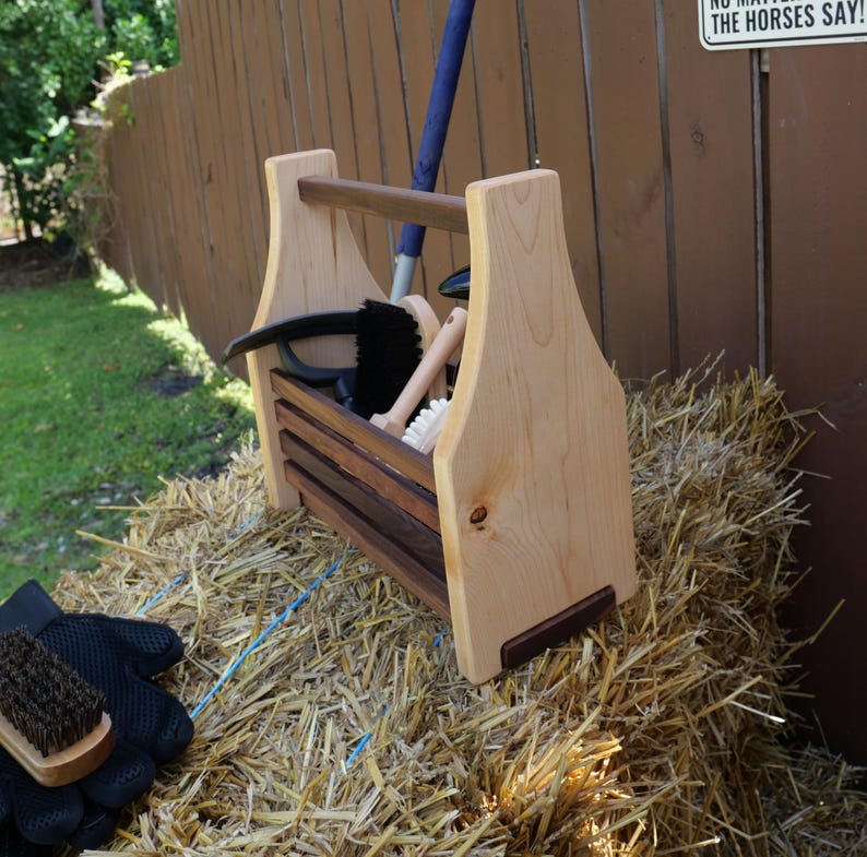 Handmade Wood Horse Grooming Box: Personalized Equestrian Gift - Etsy