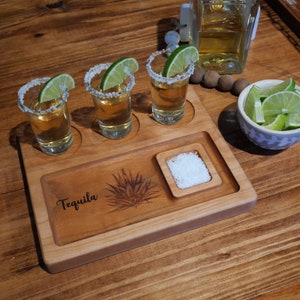 Tequila Flight Board-couples Shot Board-tequila Party Tray-wedding Gift ...
