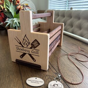 Personalized BBQ Caddy-father's Day Gifts-gift for Dad Birthday-gifts ...