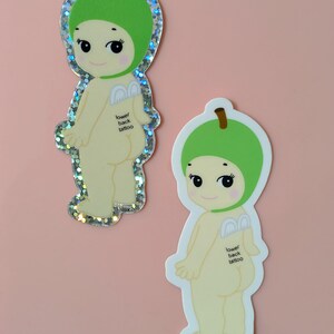 Rotten to the Core, Sonny Angel Glitter & Regular Sticker, Apple ...
