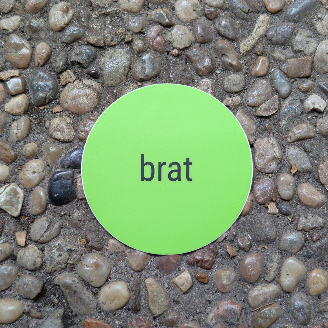 Brat Sticker, Charli Xcx, Brat Summer, 3x3 Sticker - Etsy