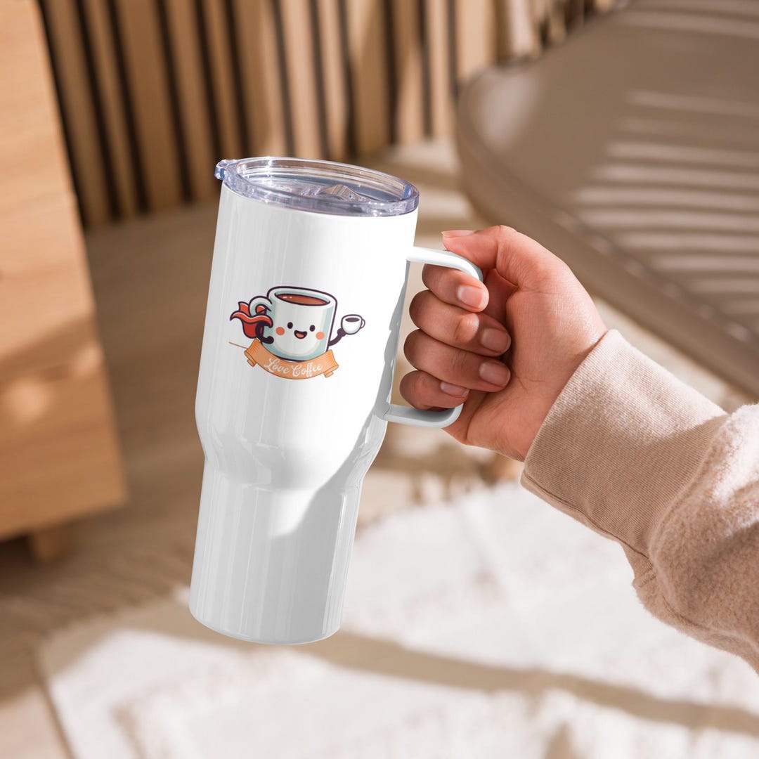 But First Coffee. Stainless Steel Thermos With Handle. for Coffee ...