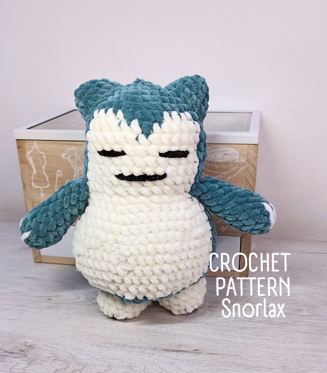 Snorlax Crochet Pattern / Snorlax Amigurumi Pattern English & Spanish ...